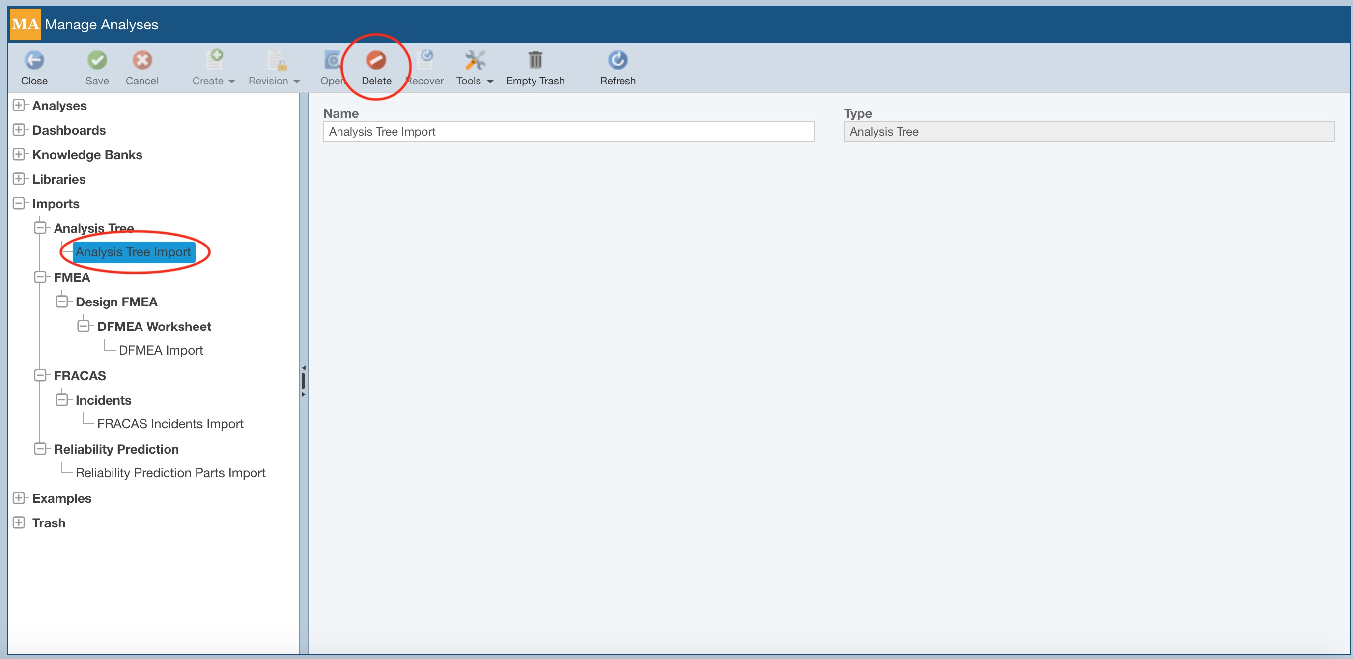 Importing and Exporting Reliability Prediction Data